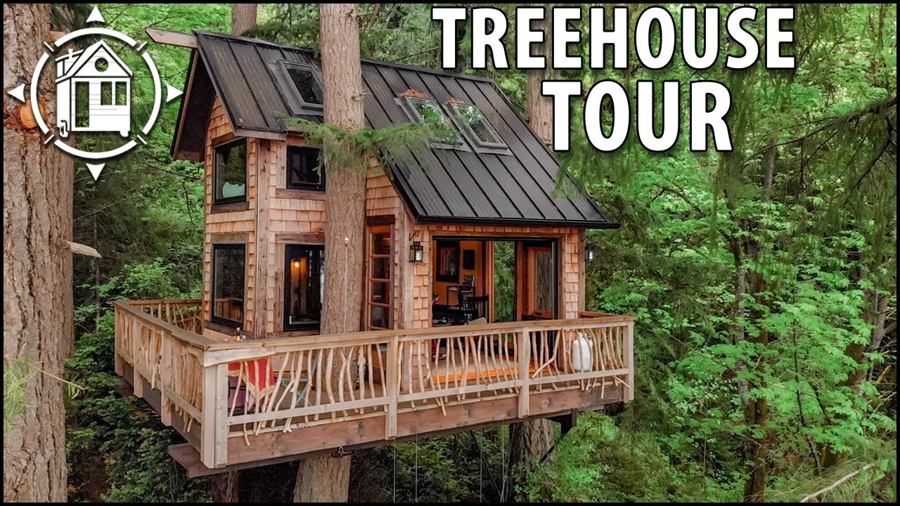 Treehouse Tour [Magical Airbnb w/ Ocean View & Beach] - Houses Tiny