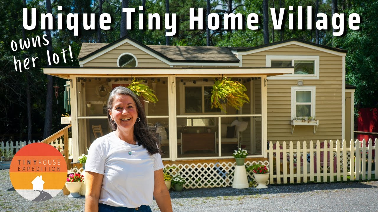 Her Sweet Tiny House in Amazing Tiny Home Community She Built in FL - Houses Tiny