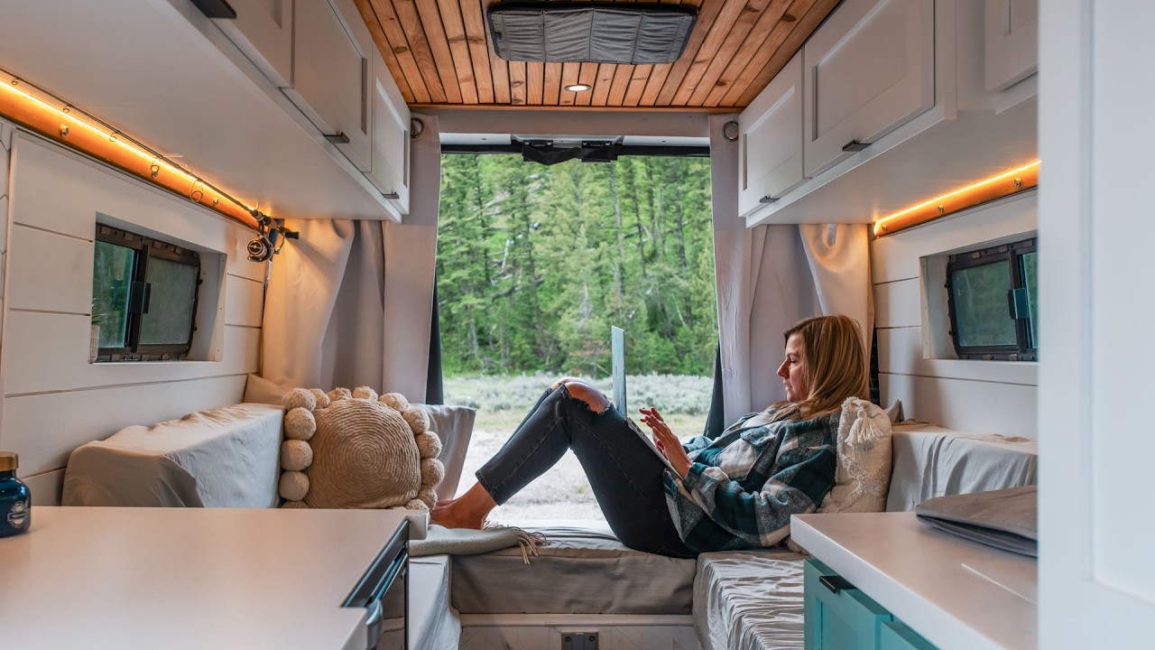 From Fear to Freedom – Solo Van Life Changed Her Life - Houses Tiny