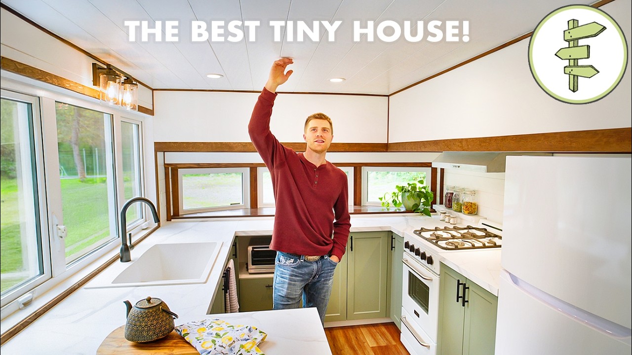 Stunning Tiny House with THE BEST Kitchen & Loft Design – FULL TOUR ...