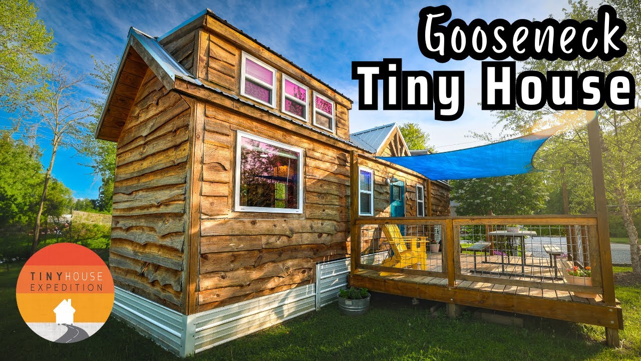 Gorgeous Gooseneck Tiny House TOUR + Design Hacks & Tips! - Houses Tiny