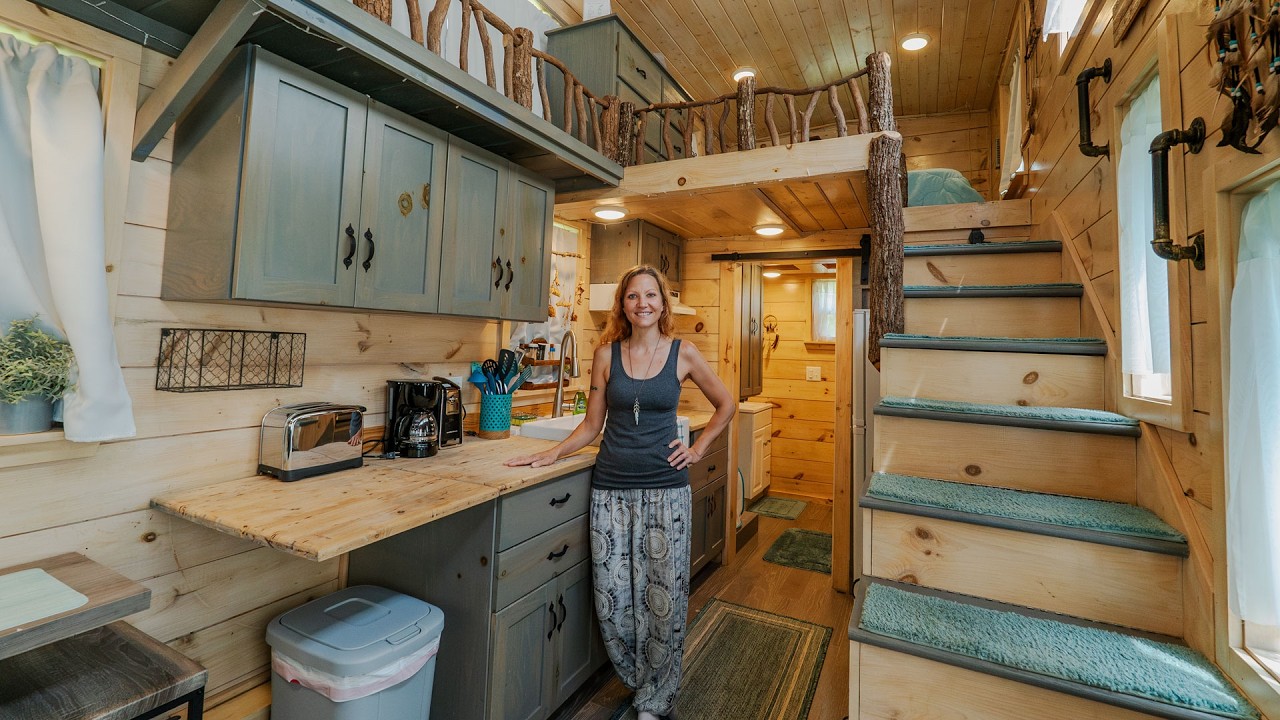 She Created an Affordable Tiny House and Homestead - Houses Tiny