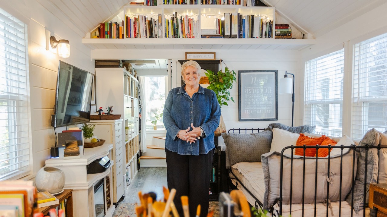 Her Tiny Home Made Retirement Affordable - Houses Tiny